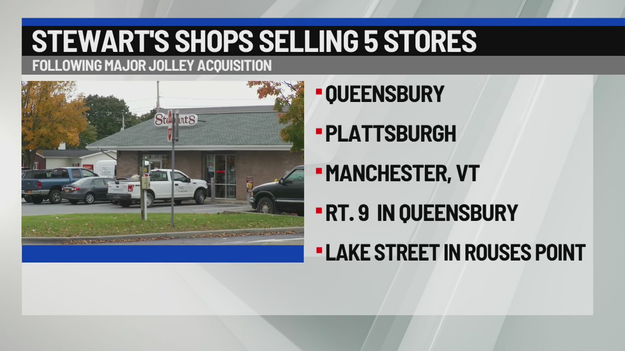 Stewart's Shops selling five stores after Jolley's acquisition