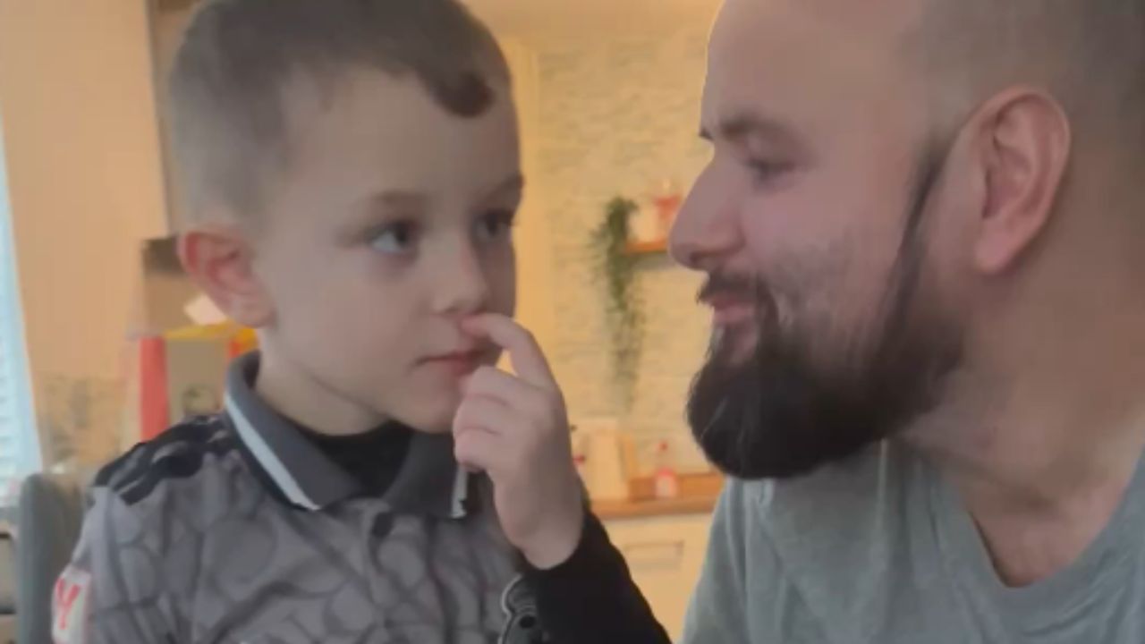 Little boy reacts to mom’s pregnancy announcement with