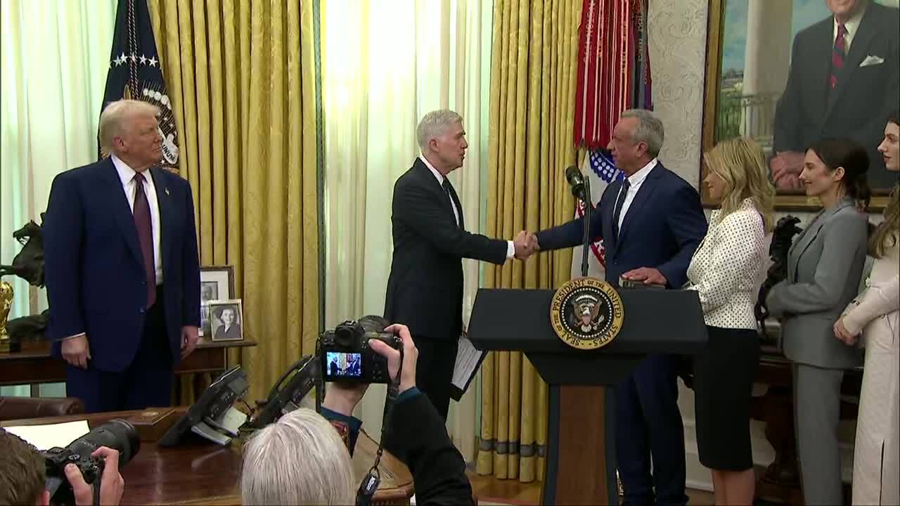 RFK Jr. speaks in Oval Office: FULL SPEECH