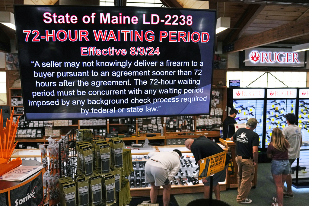 Judge sides with gun advocates and pauses Maine gun law enacted in wake ...