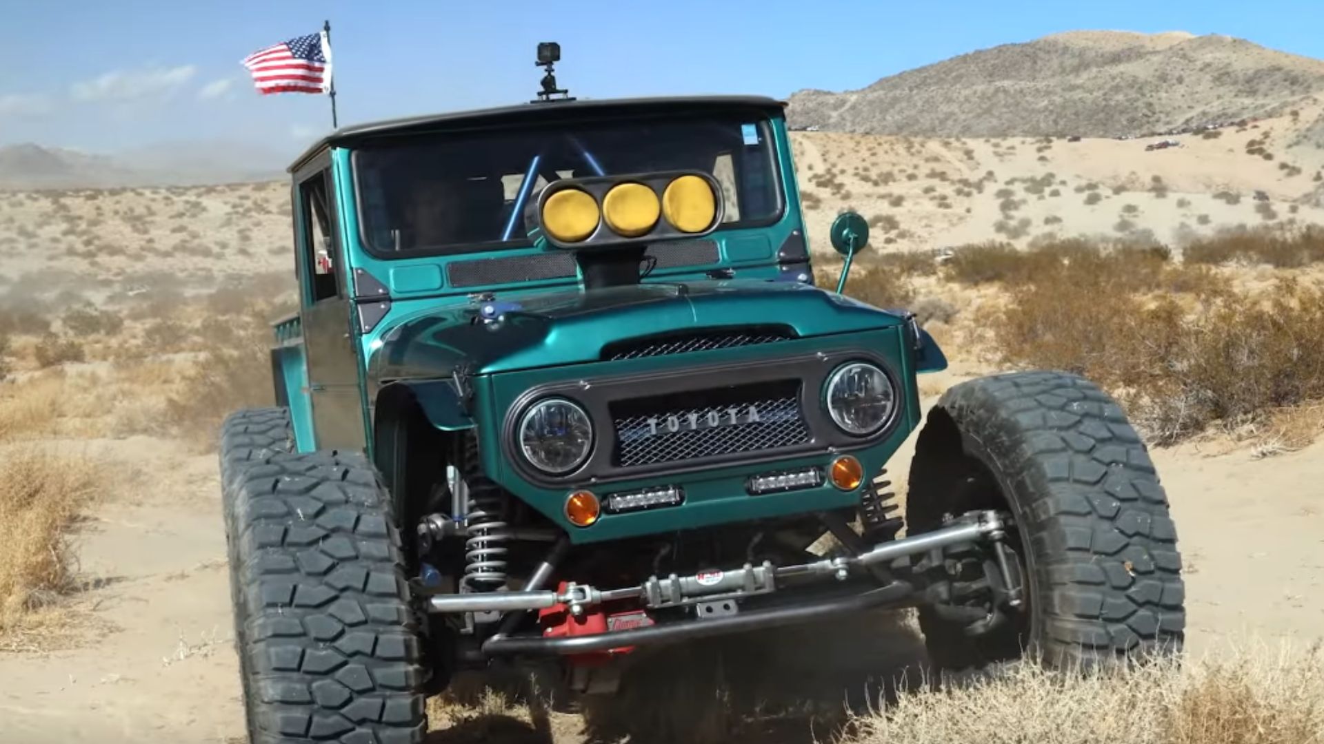 Toyota FJ45 Land Cruiser Has A NASCAR Engine