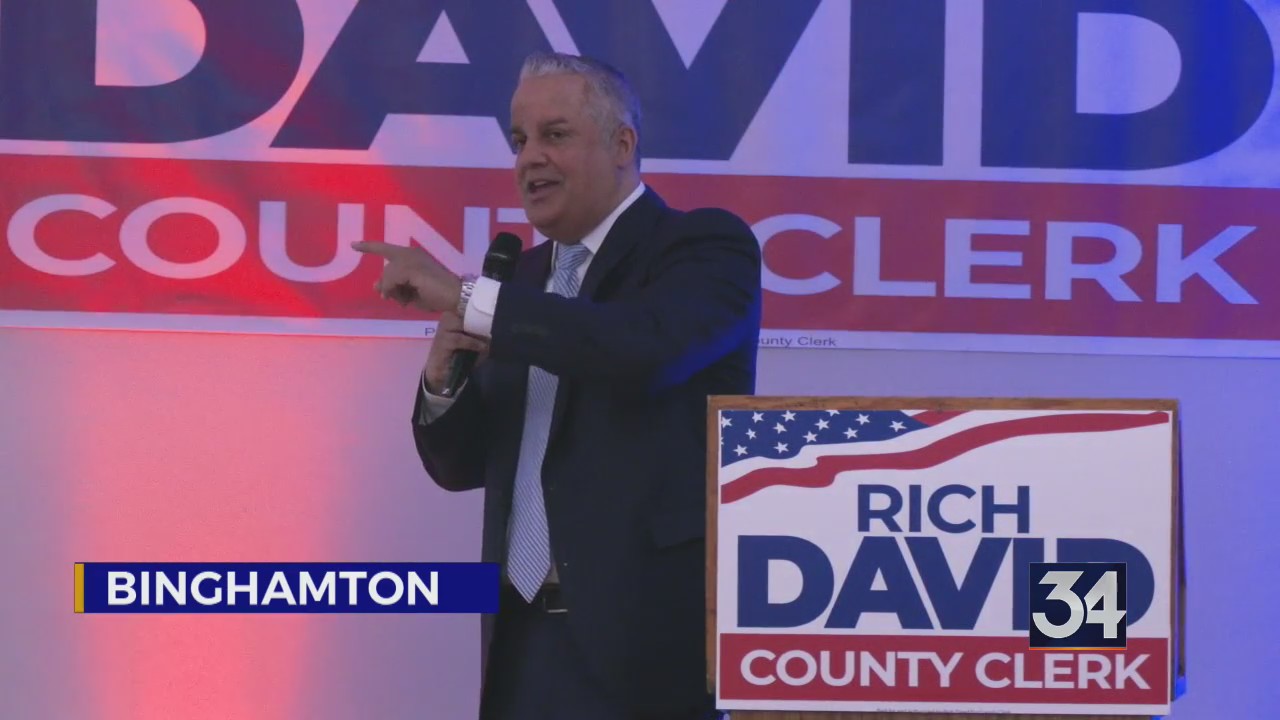 Rich David kicks off campaign for Broome County Clerk