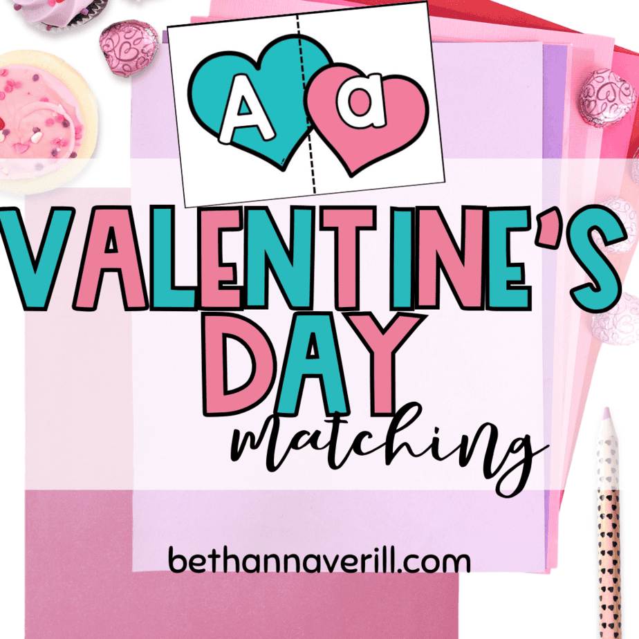 Valentine's Day Alphabet Matching Printable