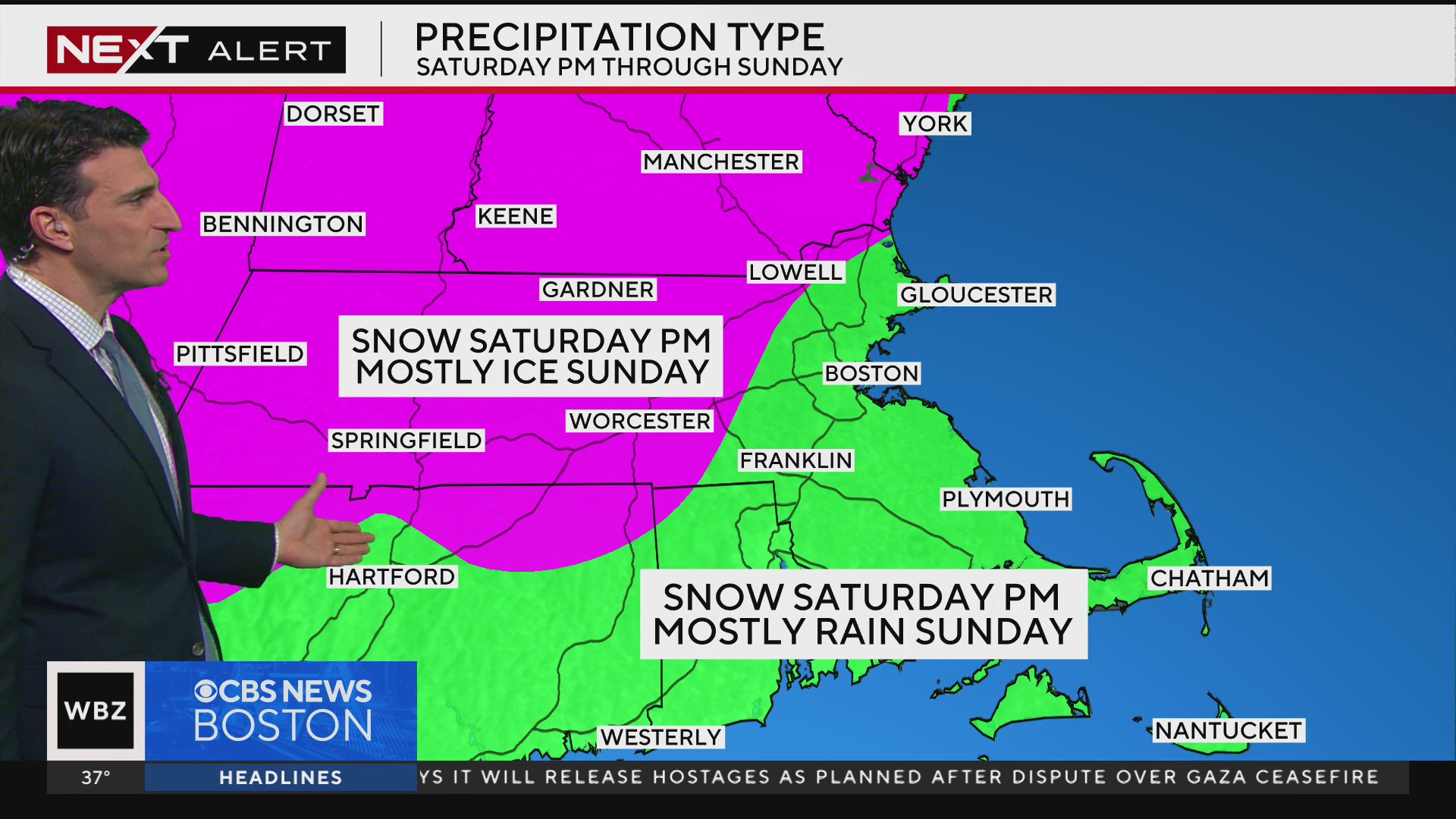 Next Weather: WBZ Evening Forecast For February 13