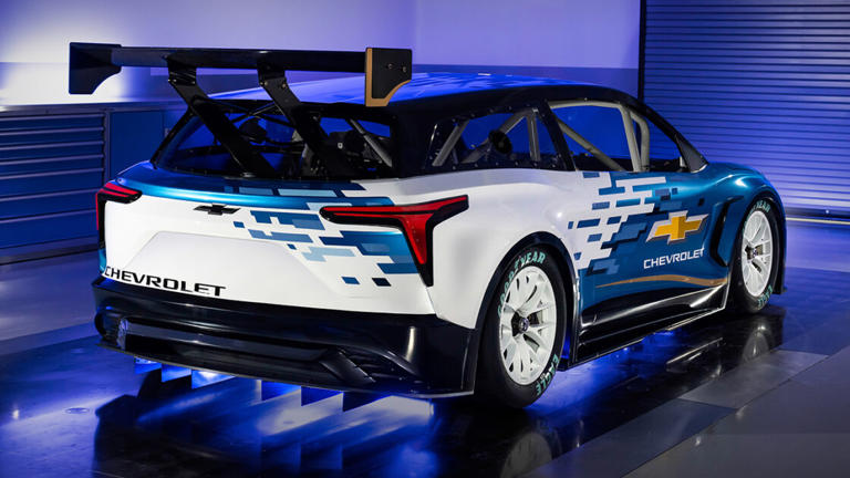 Chevrolet Blazer EV.R Electric NASCAR Race Car Revealed At Daytona