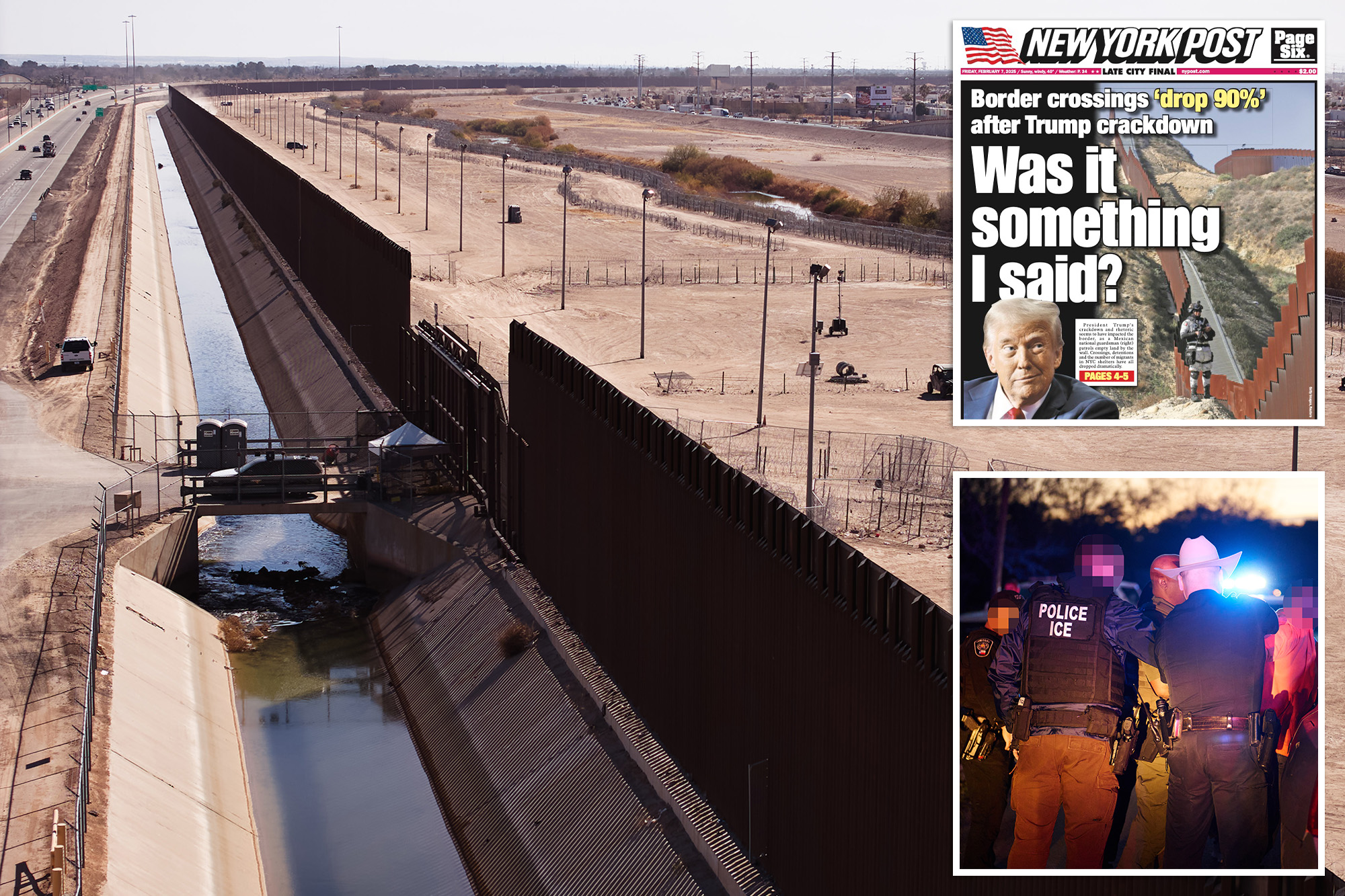Illegal border crossings hit record lows after Trump’s swift crackdown ...