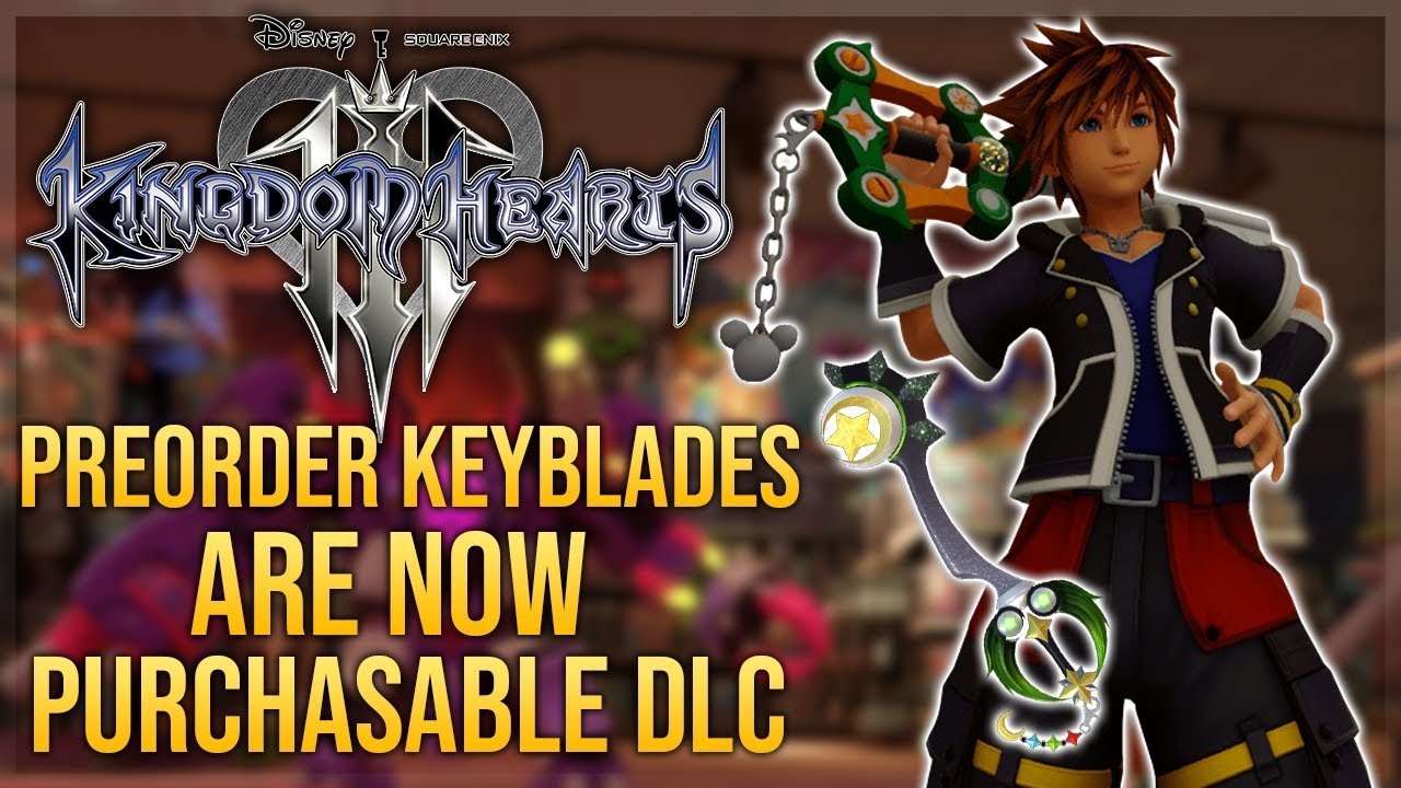 Square Enix Turns Preorder Keyblades Into DLC