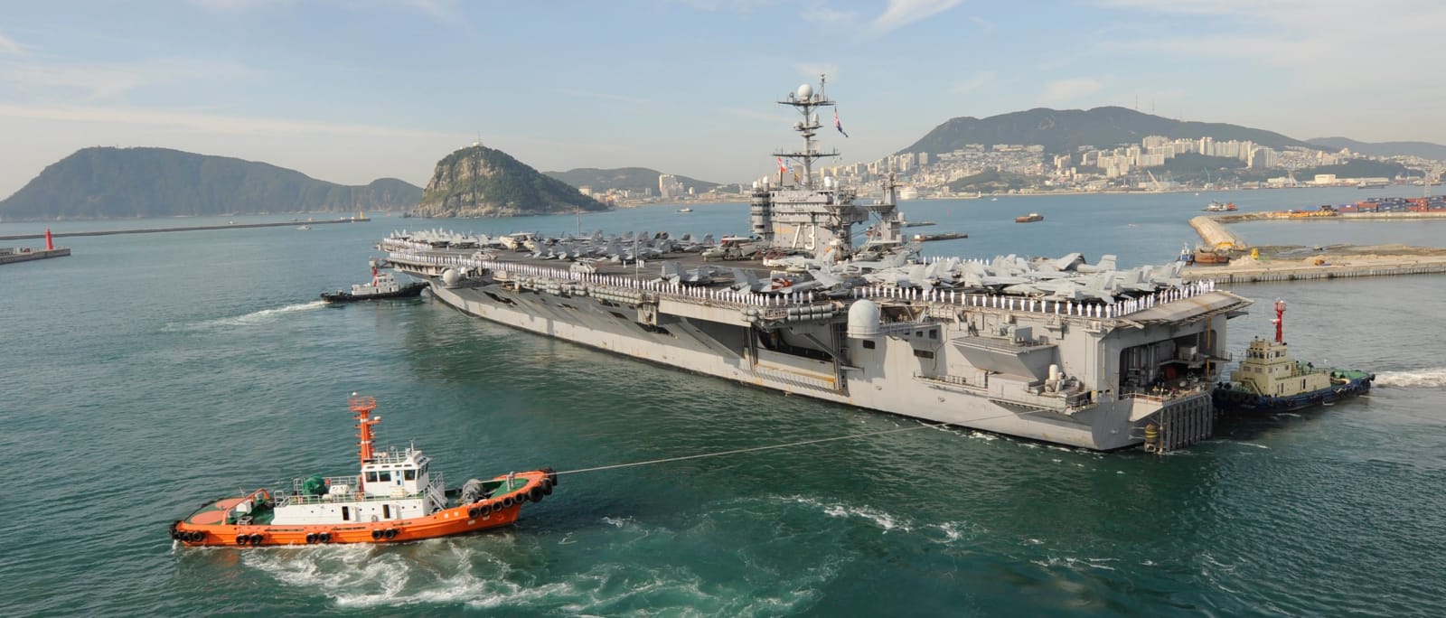 US Aircraft Carrier Collides With Freighter Hours After Navy Loses Jet