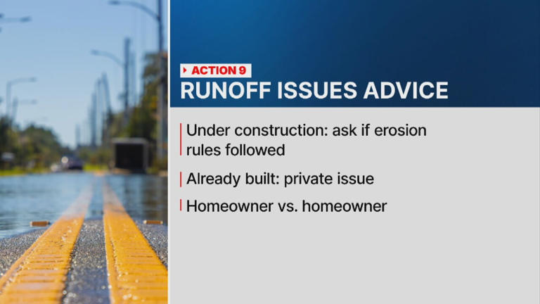 Homeowner in same house for decades never had runoff problem until new ...