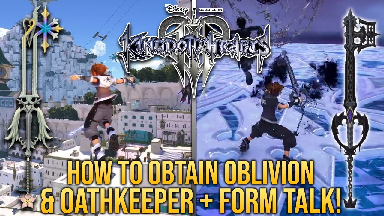 Unlocking Oathkeeper and Oblivion in Kingdom Hearts 3