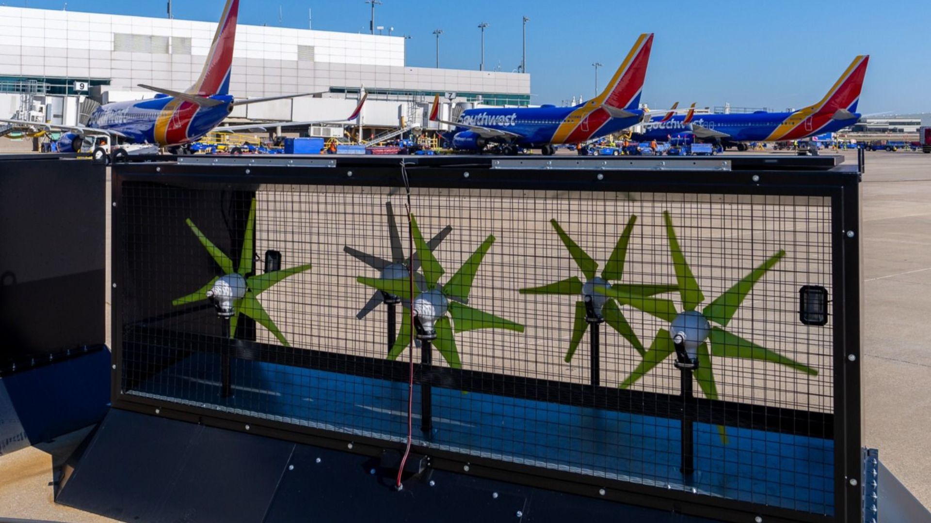 World’s first pods that convert aircraft wind into energy installed at ...