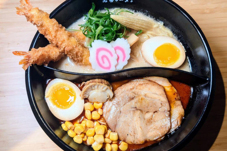 Slurp Noodle Soup Inside Honeycomb-Shaped Booths at Arcadia’s Hot New ...