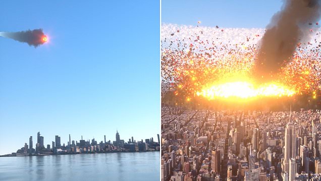 Video shows what could happen if 'city-killer' asteroid hits Earth in 2032