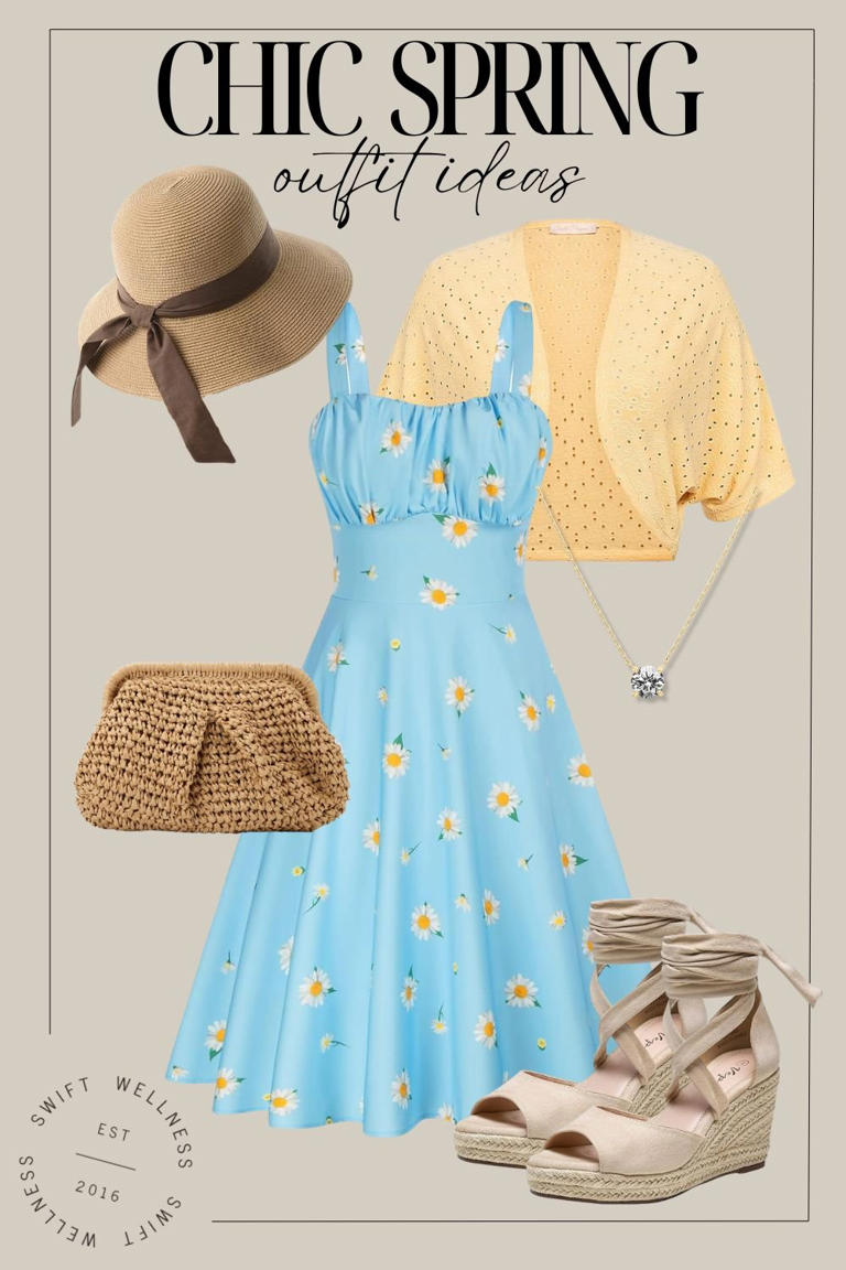 5 Floral Dress Outfit Ideas For Spring