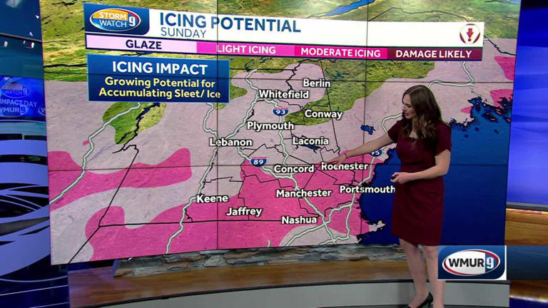 Weekend storm to bring snow, sleet and ice to NH