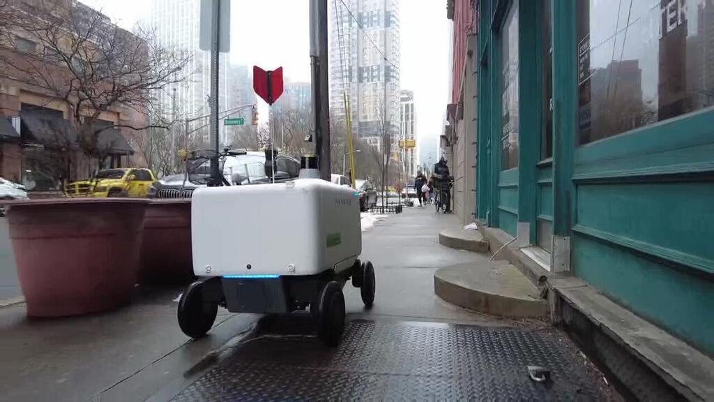 Uber Eats introduces delivery robots in Jersey City, New Jersey