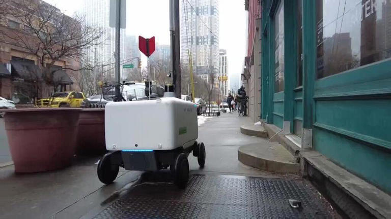 Uber Eats introduces delivery robots in Jersey City, New Jersey