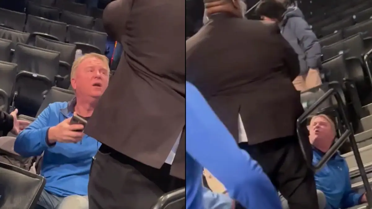 ‘You Kicked Me!’: White Man Screams, Yells, Fakes Injury After Security ...