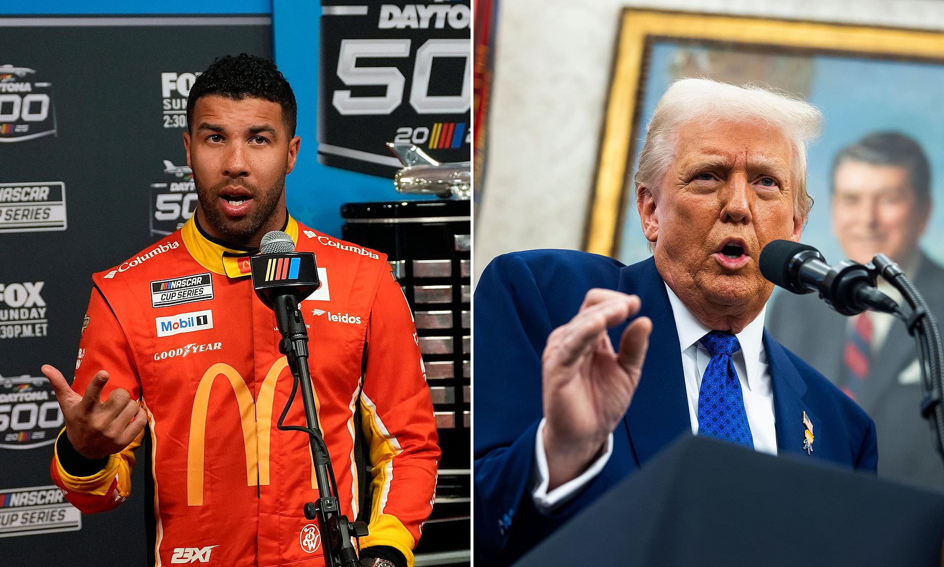 NASCAR star reignites feud with Donald Trump ahead of President's ...