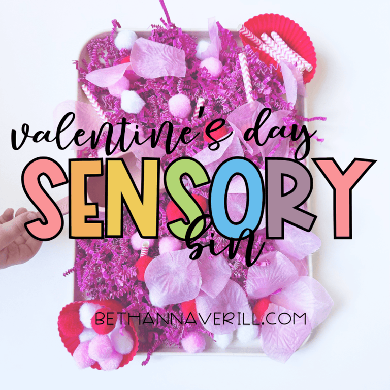 How to Make a Valentine's Day Sensory Bin for Preschoolers