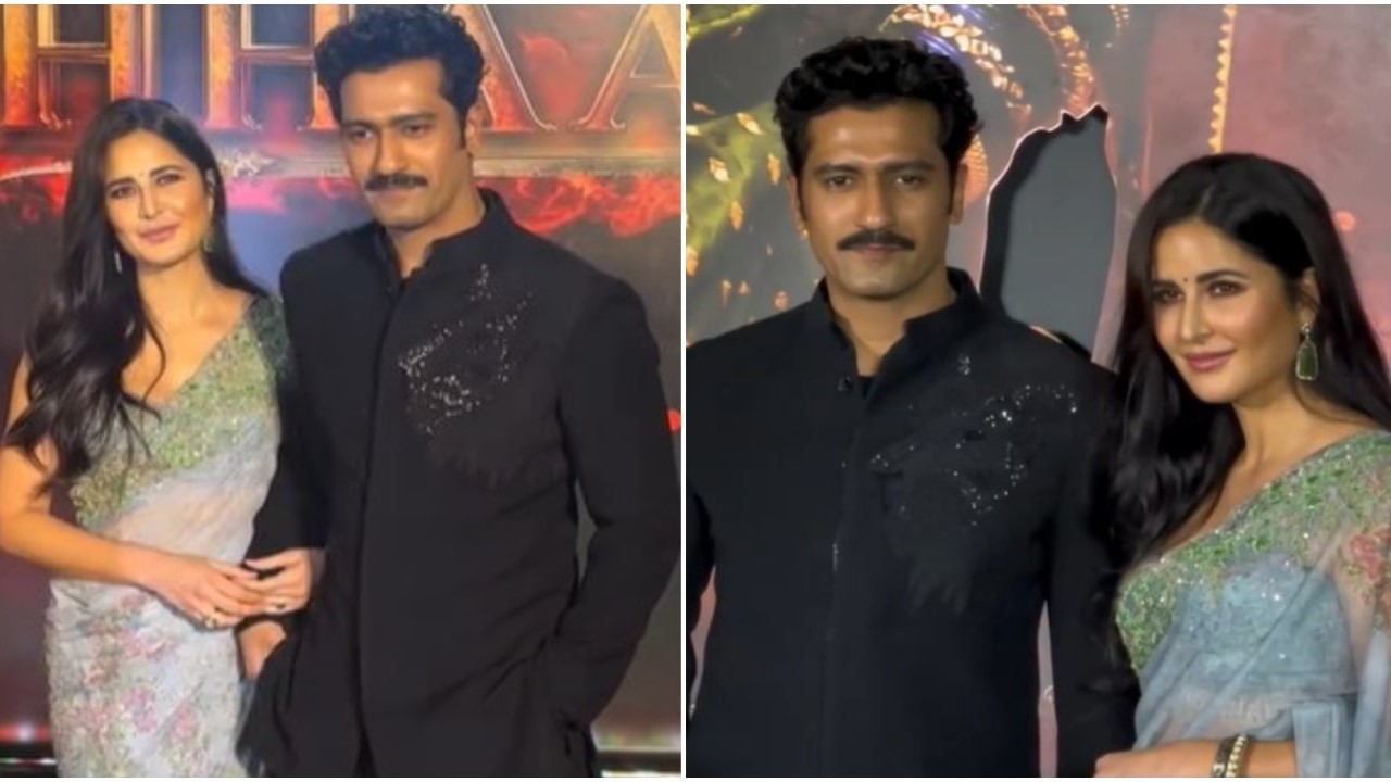 Chhaava Screening: Vicky Kaushal holds Katrina Kaif’s hand as they make ...