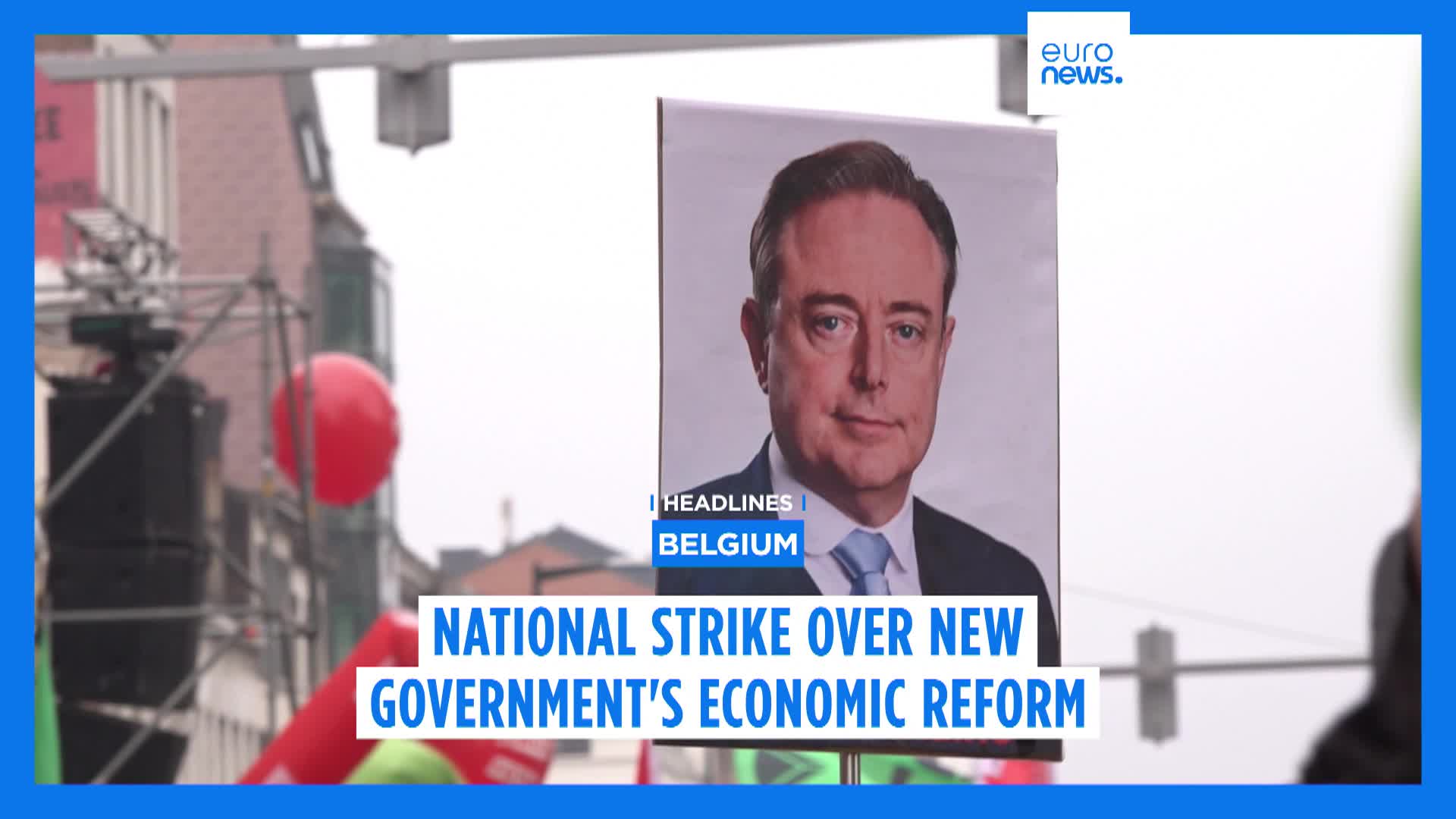 National strike in Belgium as protesters rally against new government ...