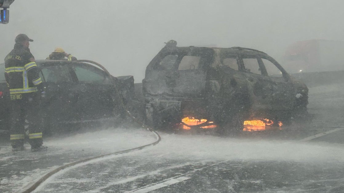 Whiteout Conditions Trigger Large Pileup Along Oregon's Interstate 84