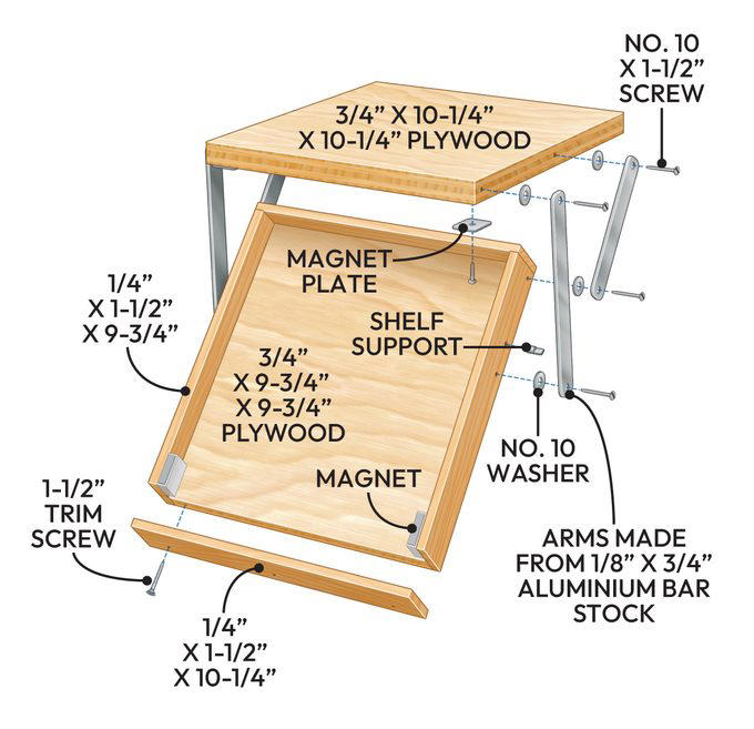 10 Easy DIY Projects To Increase Kitchen Cabinet and Drawer Storage