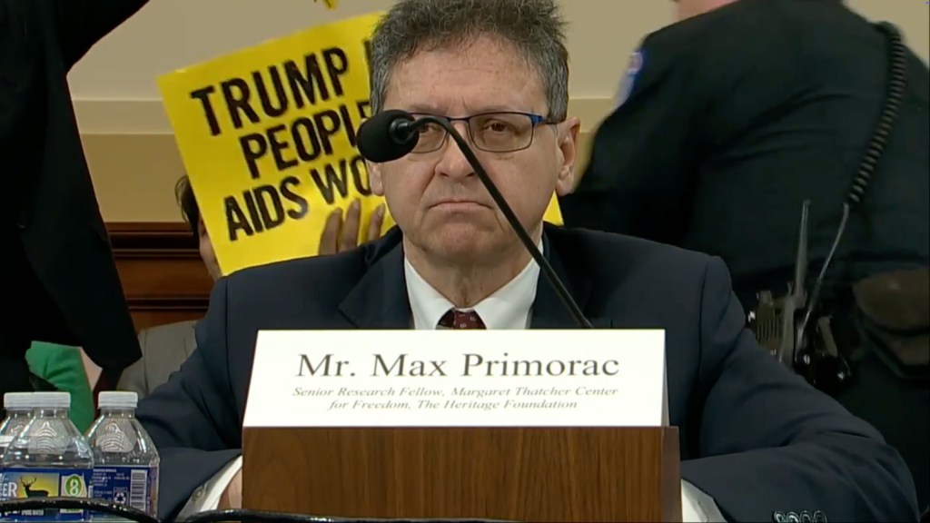 Clueless lefty protesters interrupt USAID hearing, get savaged for ...