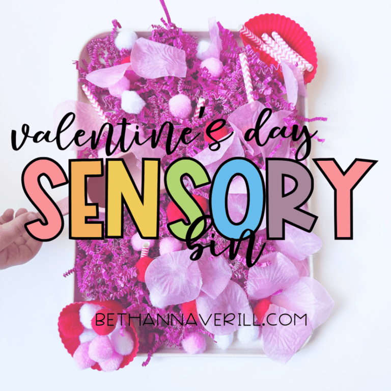 How to Make a Valentine's Day Sensory Bin for Preschoolers