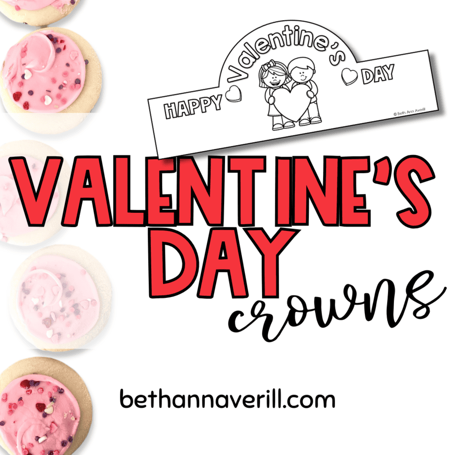 Fun Valentine’s Day Crown Printables