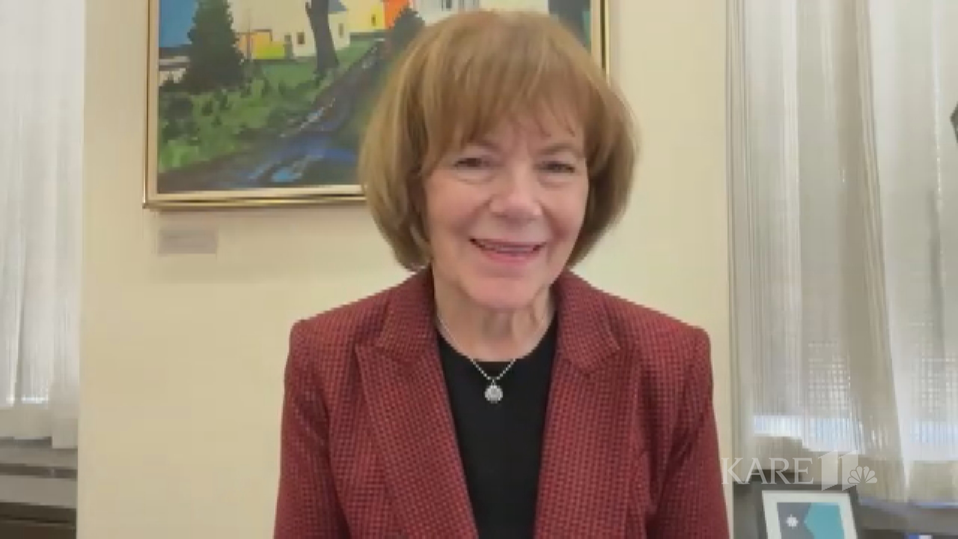 Senator Tina Smith hospitalized after not feeling well