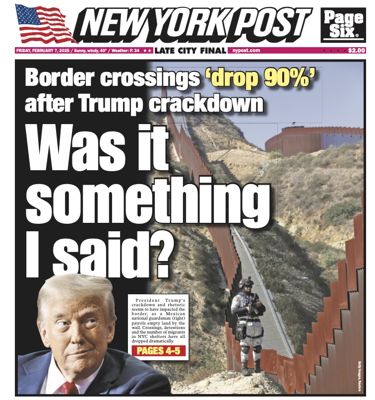 Illegal border crossings hit record lows after Trump’s swift crackdown ...