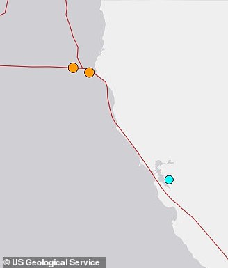 California rocked by SIX earthquakes in 12 hours