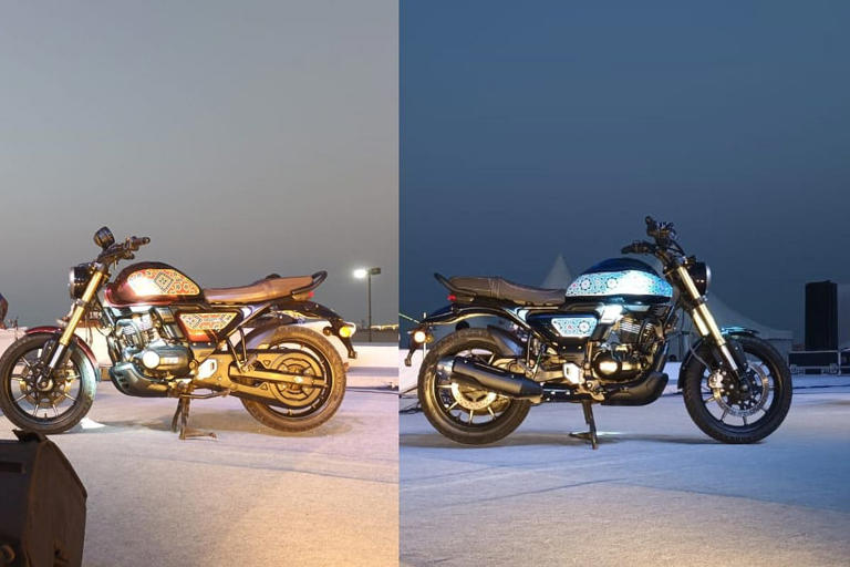 TVS Motors adds artistic flair to Rann Utsav with custom Ronin bikes