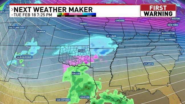 Snow and Bitter Cold Headed for Green Country Snow and Bitter Cold Headed for Green Country