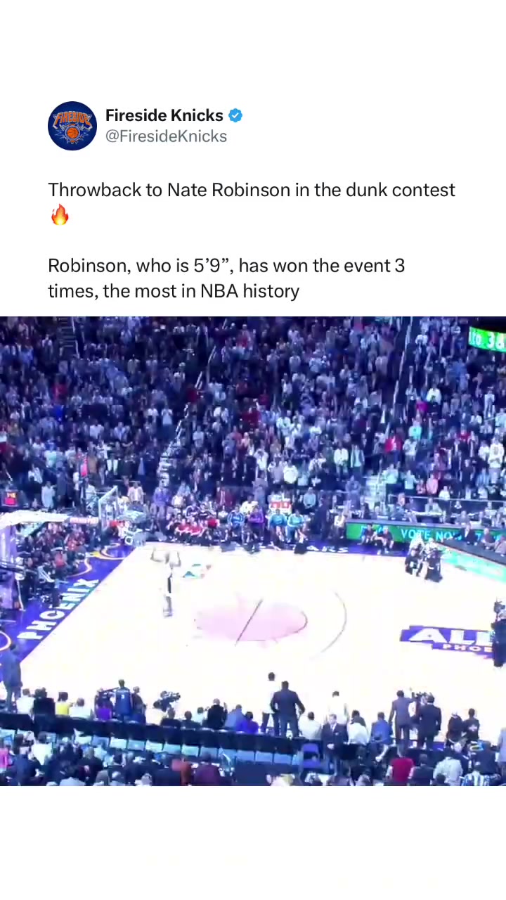 Nate Robinson is a dunk contest LEGEND