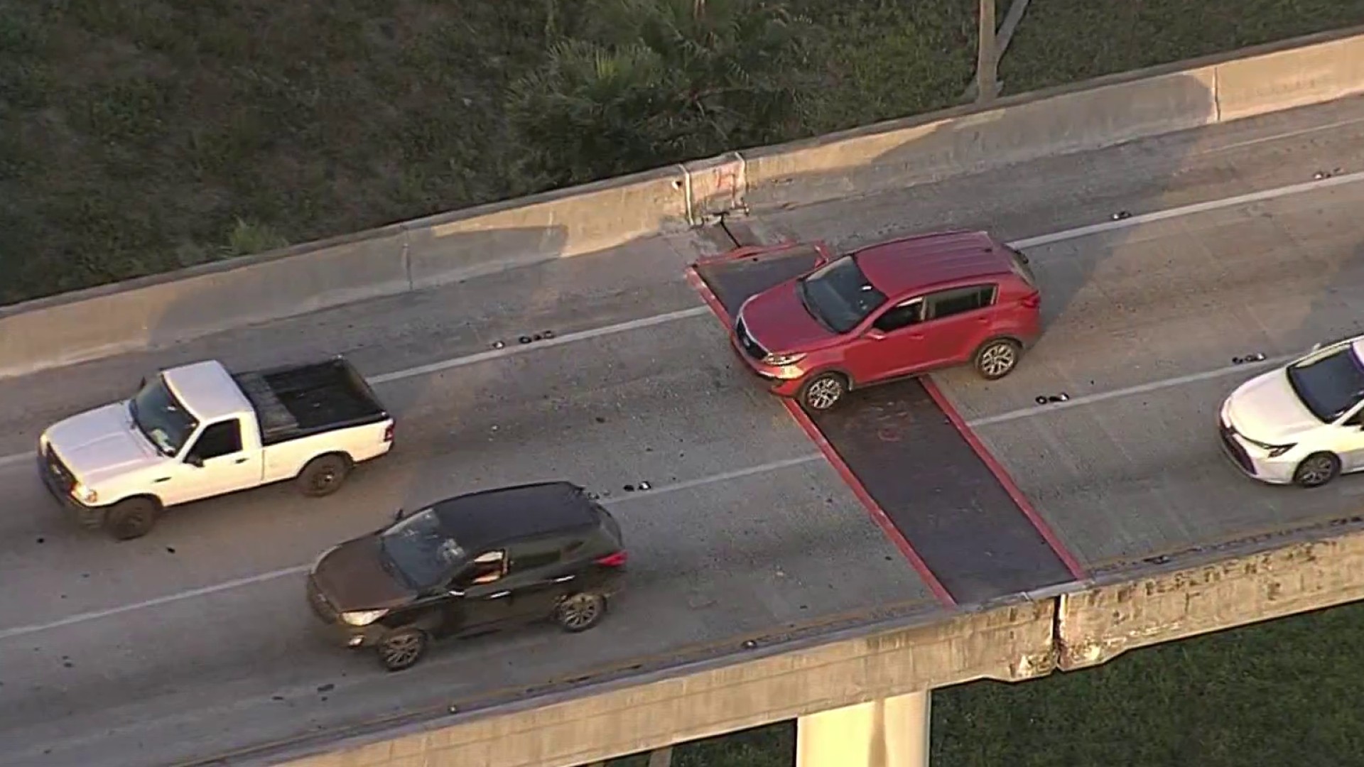 What's with the steel plates on the I-75 ramp from the Palmetto Expressway?