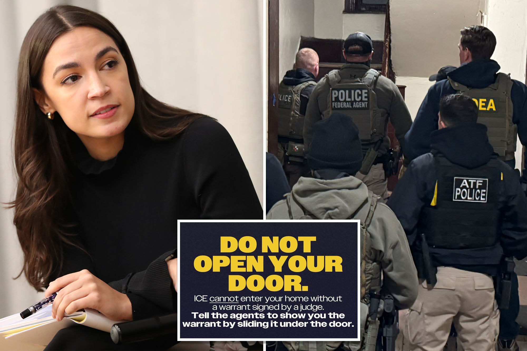 AOC shares tips on how illegal immigrants can evade ICE: ‘Do not open ...