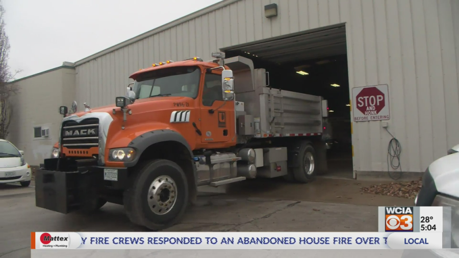 Urbana prepping with winter weather hitting the area