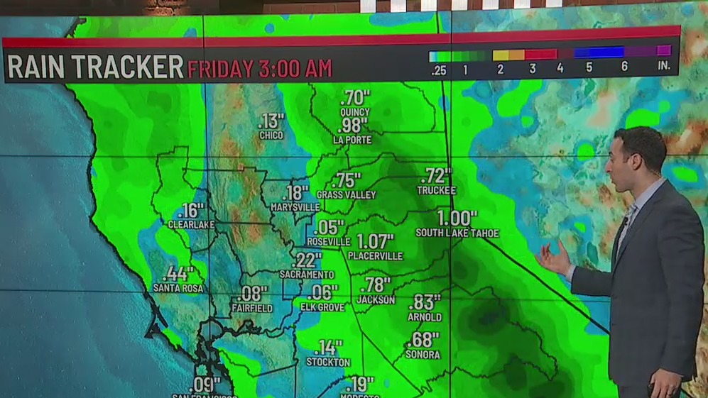 Wet weather continues to make its way to Sacramento area