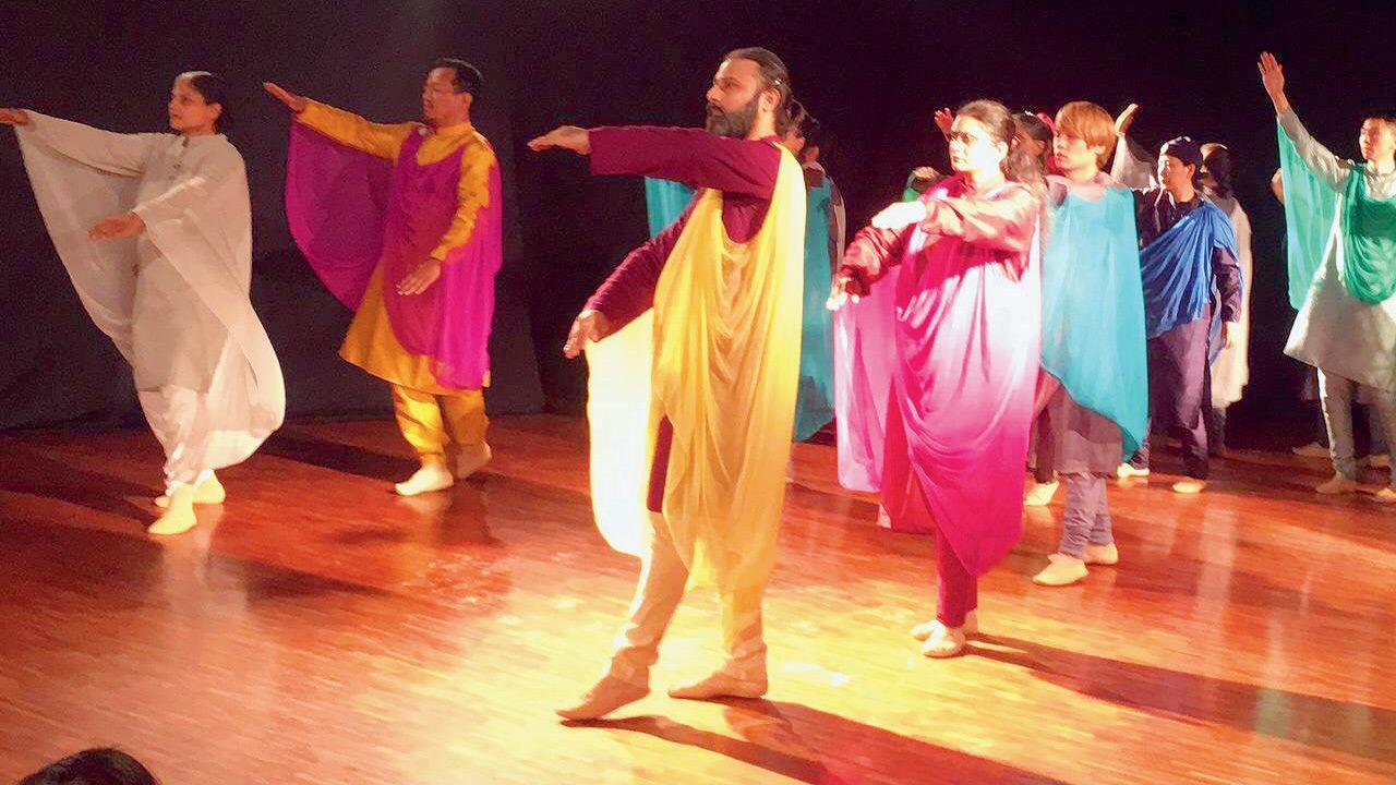 This performance presents a unique blend of eurythmy and Indian ...