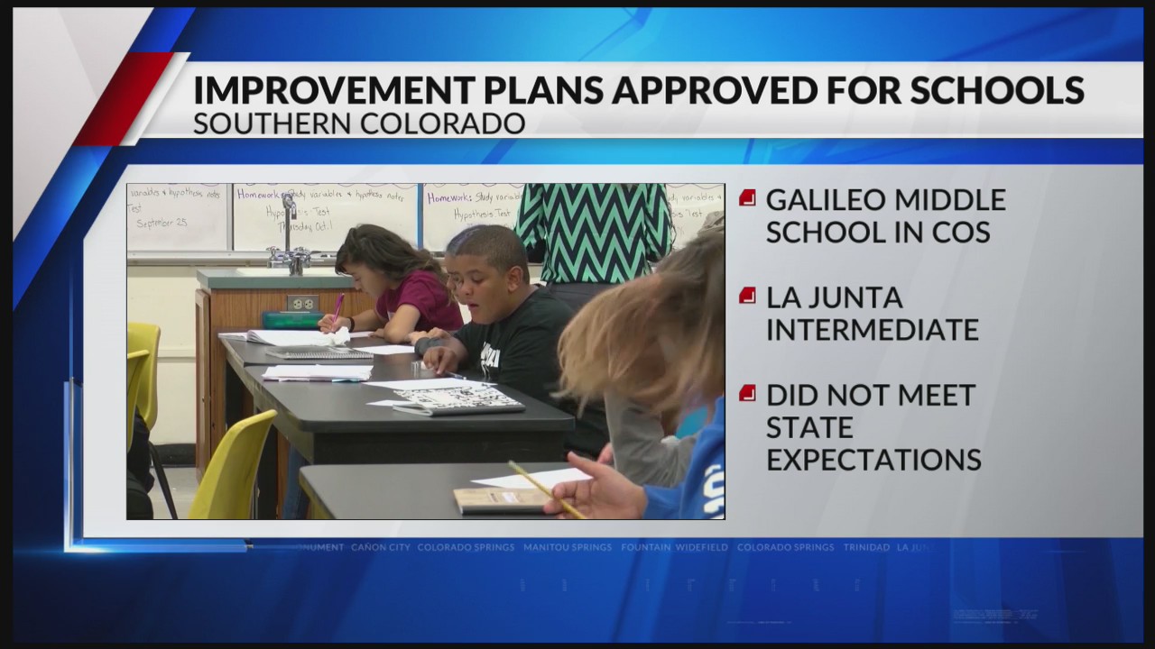 Improvement plans approved for two Southern Colorado schools