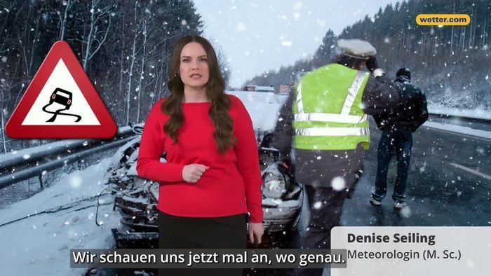 Wetter heute: Weitere Schneeflocken! Hier nochmals Glättegefahr