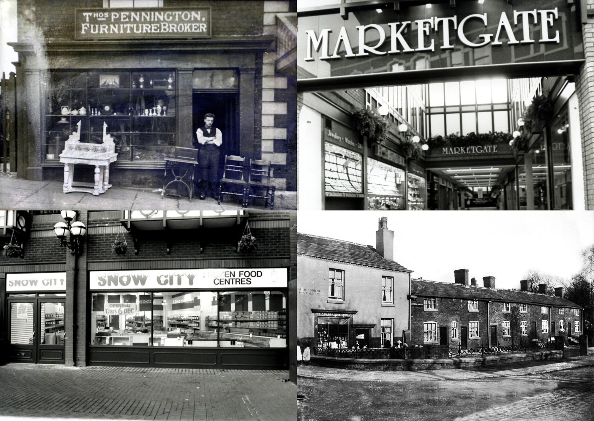 Vintage views of Wigan shops, many long gone