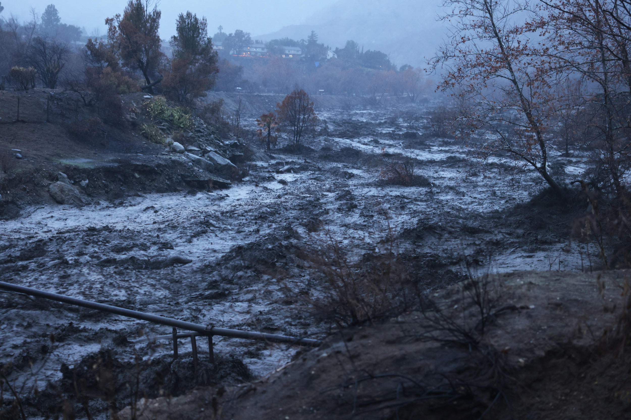 Los Angeles Hit With Mudslides and Debris Flow as Roadways Hammered