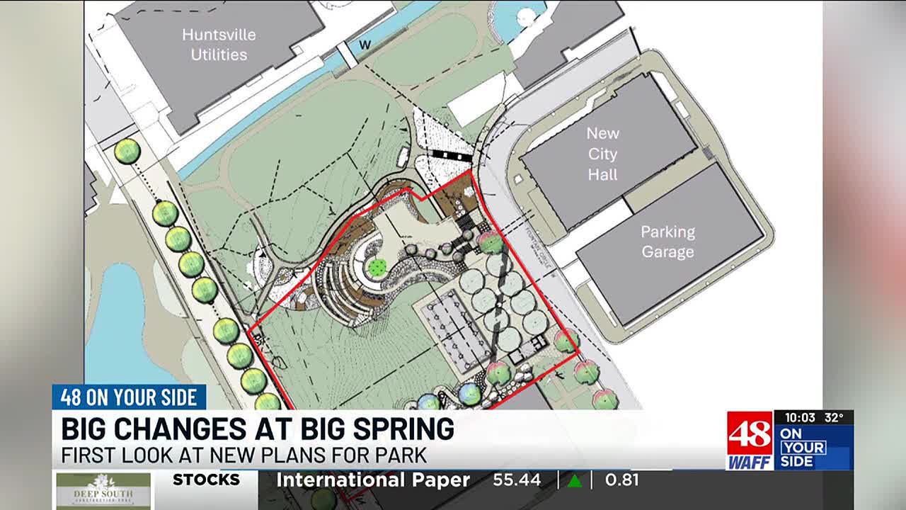 First look offered for expansion plans at Huntsville’s Big Spring Park