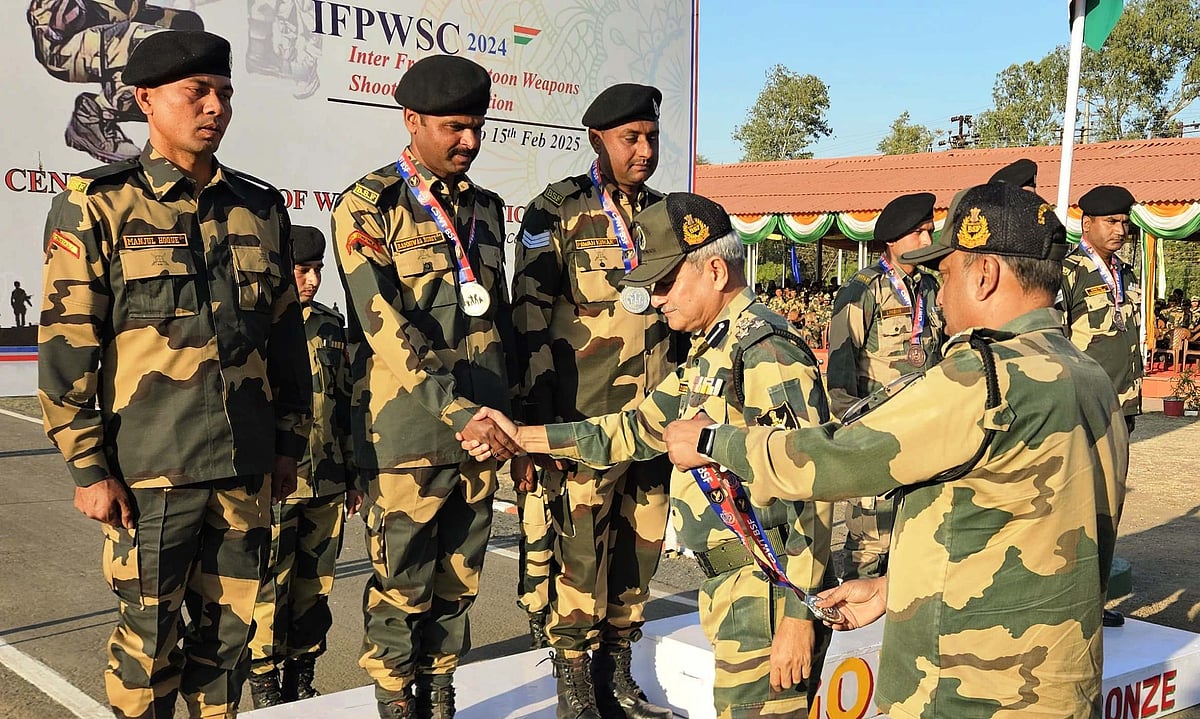 52nd BSF Inter-Frontier Platoon Weapon Shooting Competition 2024; North ...