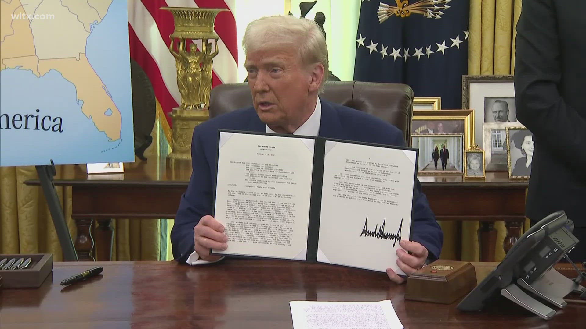 Trump signs a plan for reciprocal tariffs on US trading partners