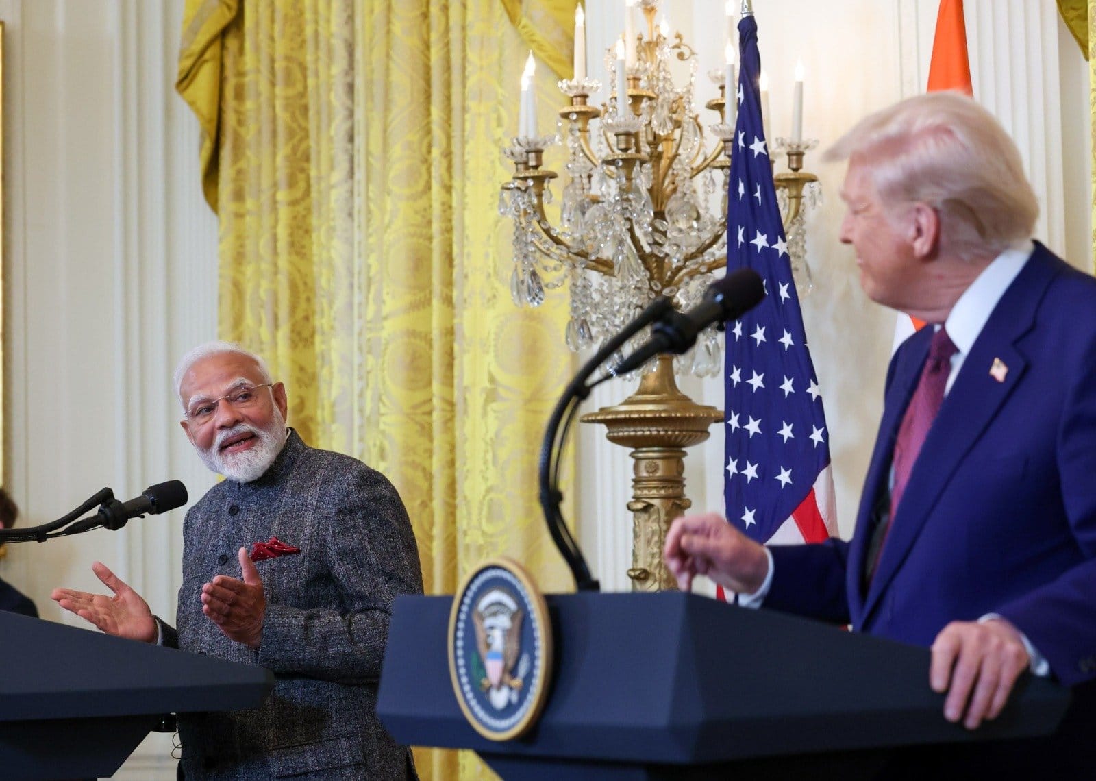 'A friend, great leader & tougher negotiator': 7 things Trump said & praised about PM Modi (In PICS)